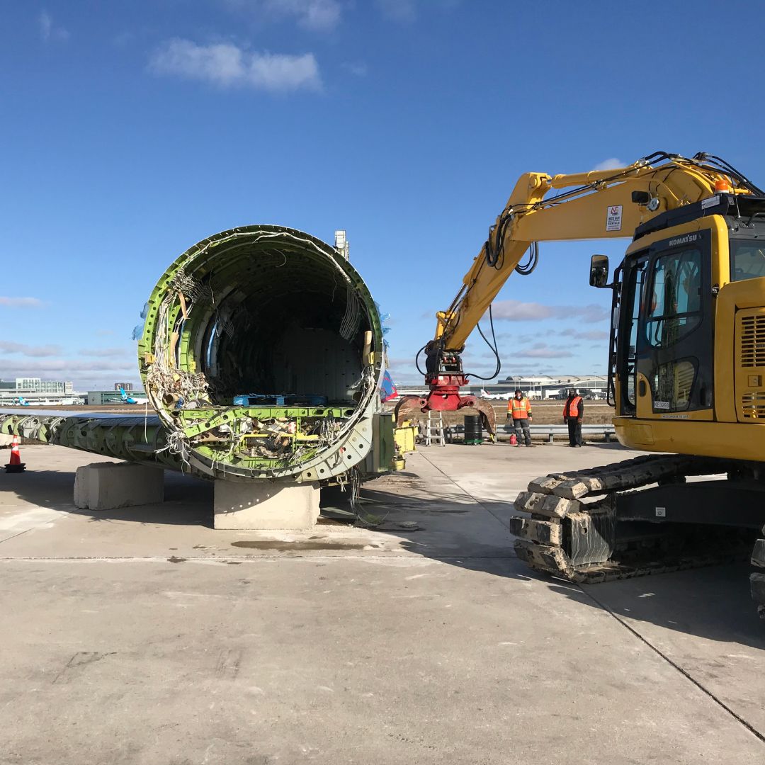 Aircraft Teardown and Recycling