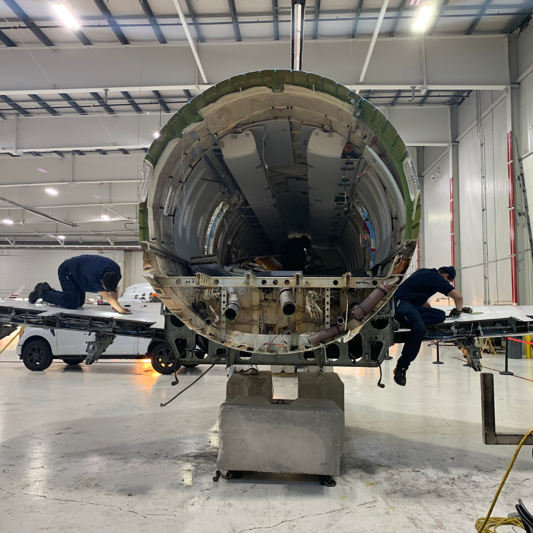 Aircraft Teardown and Recycling